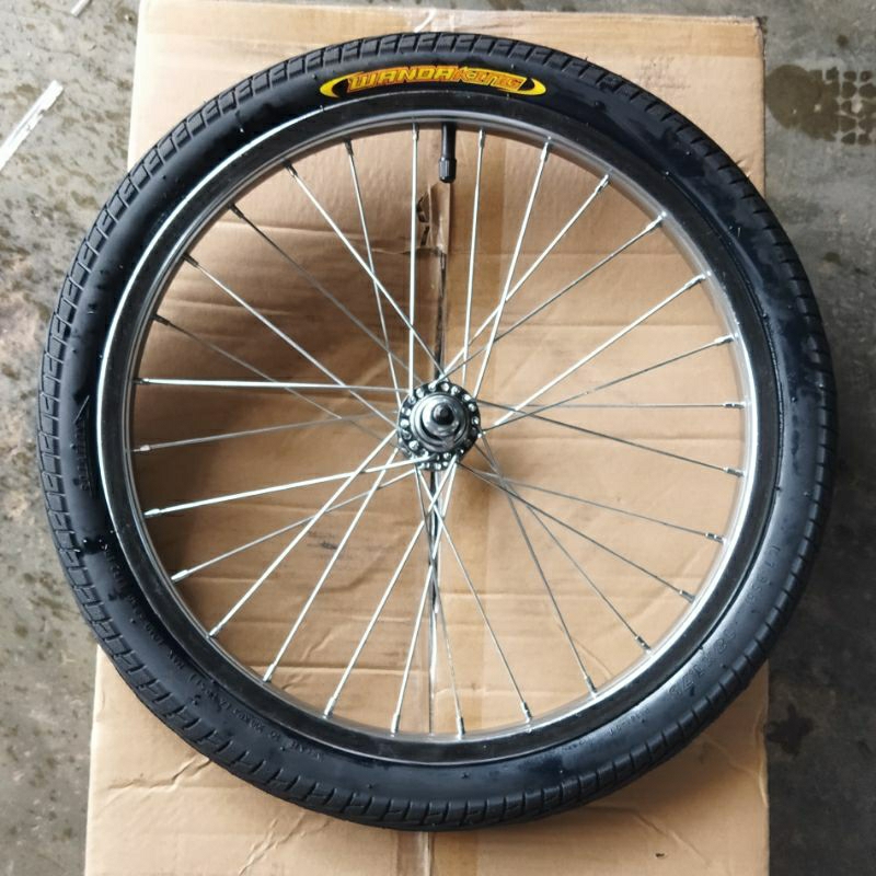 Jual Wheelset / velg sepeda 18 besi United sudah jadi harga 1pc ...