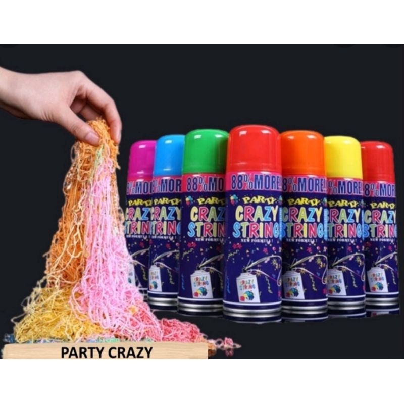 Jual Party Crazy String Semprotan Pesta Jaring Laba laba untuk pesta ...