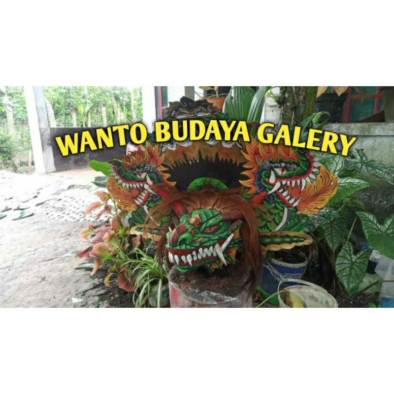 Jual BARONGAN DEVIL FULL KAYU ASLI UKURAN 14 SUDAH SATU SET KEMUL ...