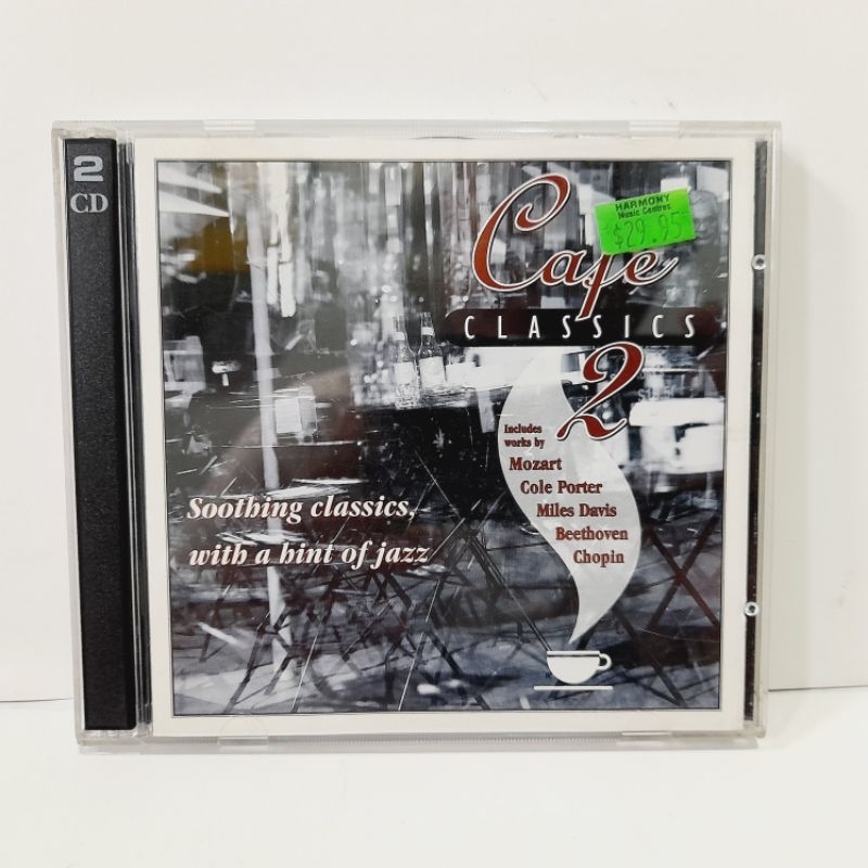 Jual CD Cafe Classics 2 - Mozart Cole Porter Chopin Beethoven 2 CD ...