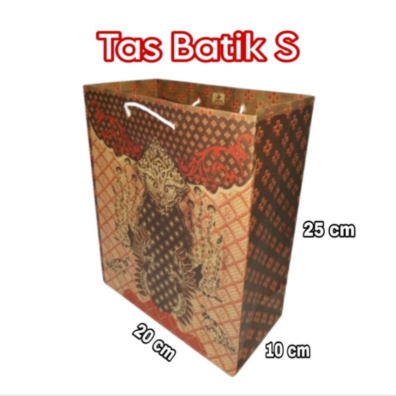 Jual Tas Paperbag Motif Batik Ukuran 20x25x10 Small (6pc) | Shopee ...