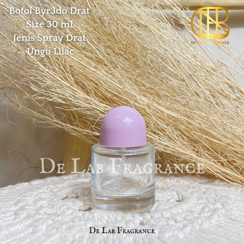 Jual botol parfum byr3do 30 ml ungu lilac drat/botol parfum bulat ungu ...