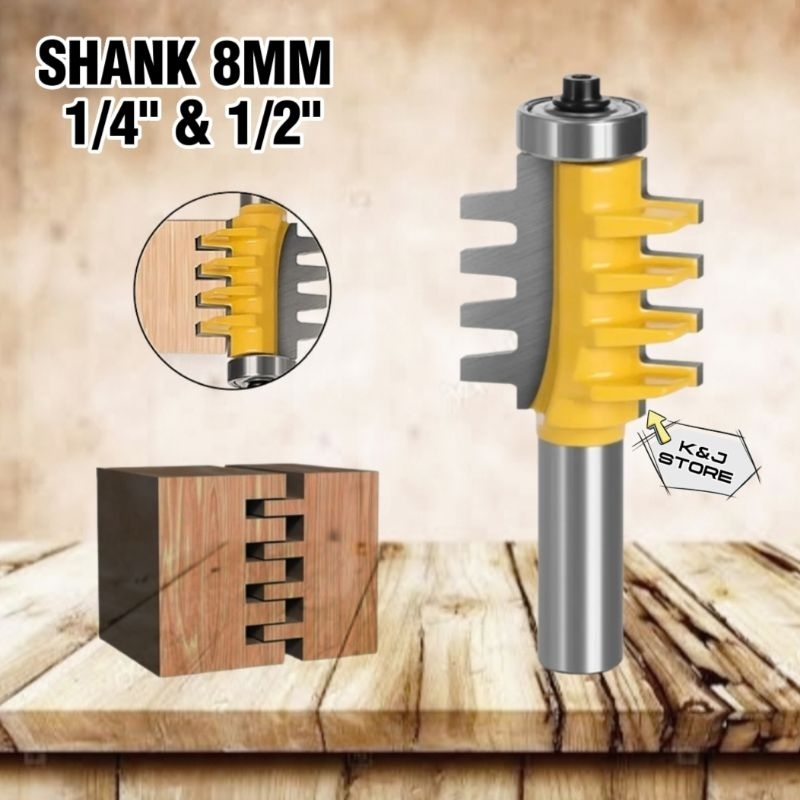 Jual Alat Pertukangan Mata profil kayu finger joint T type cone tenon ...