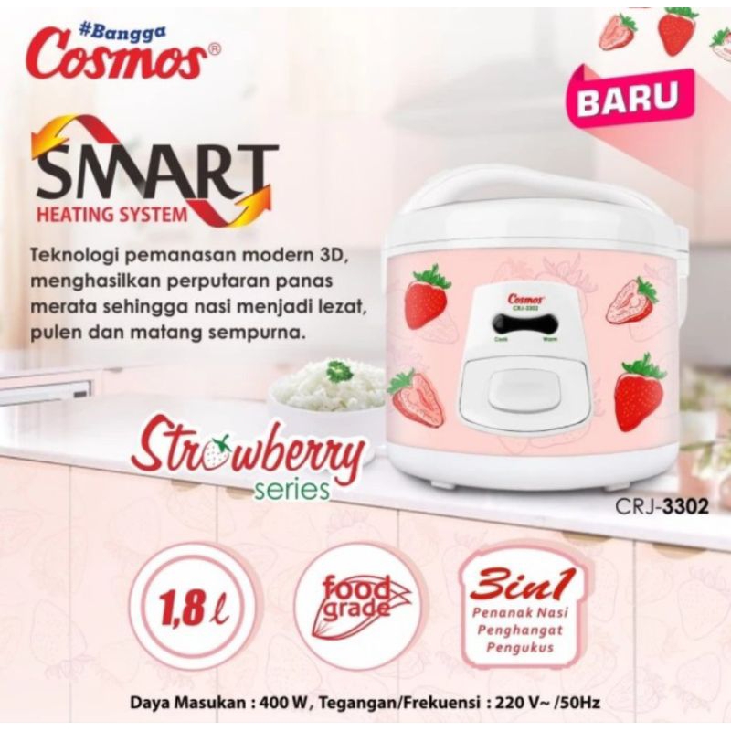 Jual MAGIC COM COSMOS CRJ 3302 - MEJIKOM COSMOS 1.8L - RICE COOKER ...