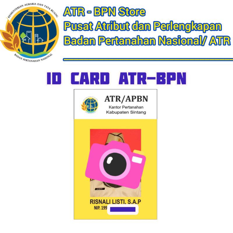 Jual ID CARD ATR BPN | Shopee Indonesia