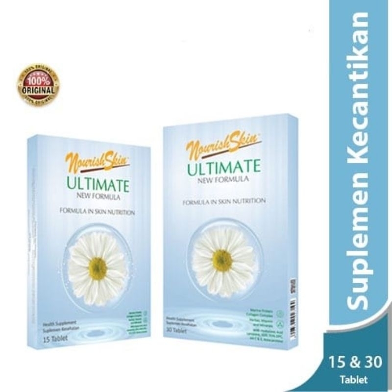 Jual Nourish Skin Ultimate New Formula 15/30 Tablet | Shopee Indonesia