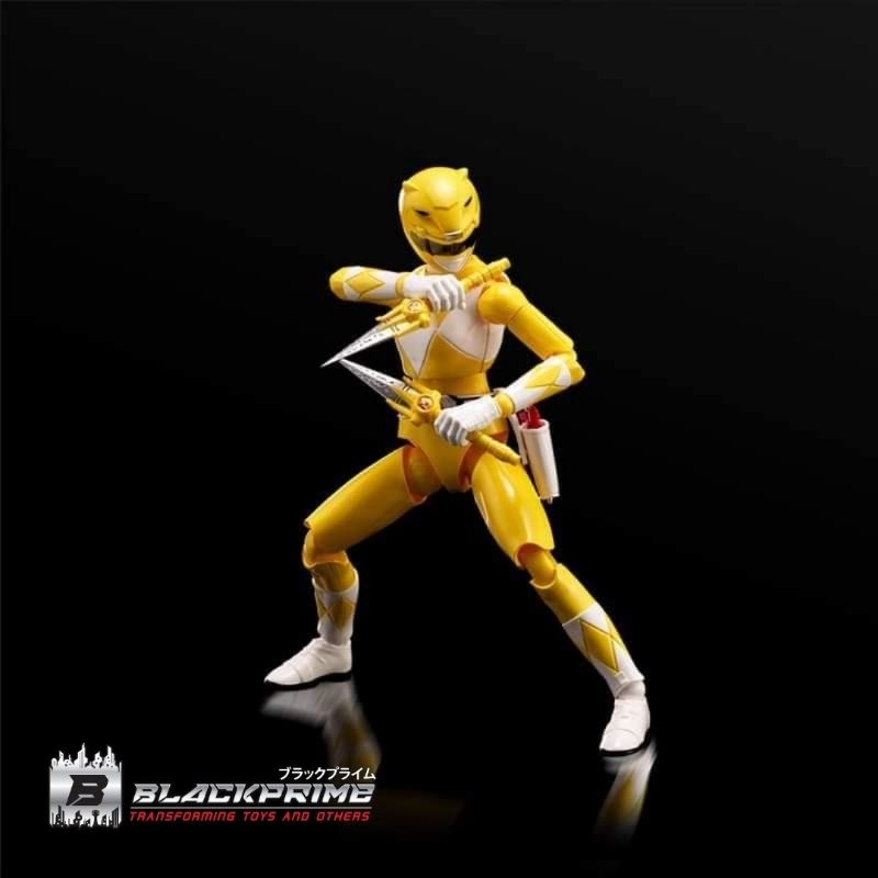 Jual Flame Toys Yellow Rangers MMPR furai model power rangers | Shopee ...