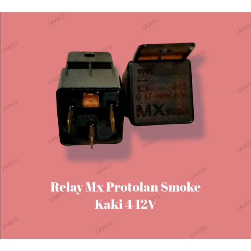 Jual Relay MX Protolan Smoke Kaki 4 12V | Shopee Indonesia