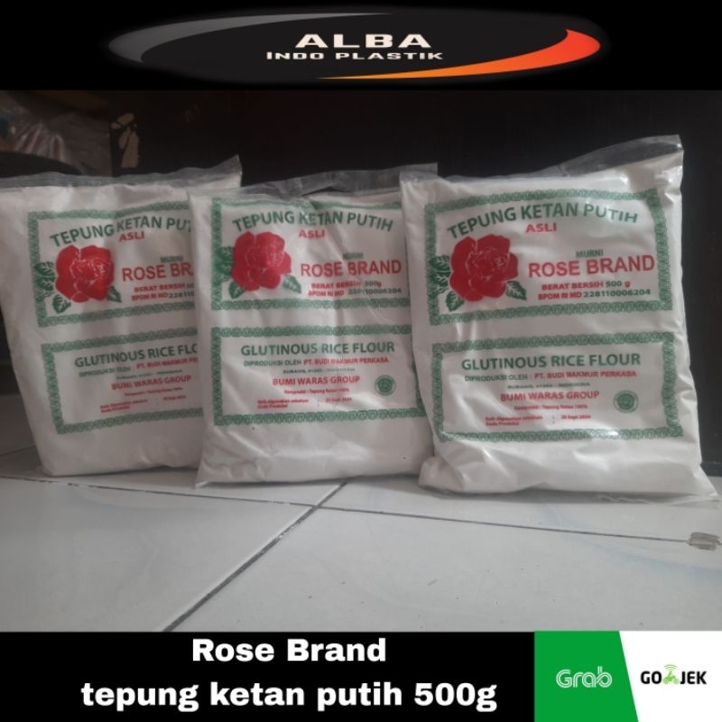Jual tepung ketan putih rose brand 500g | Shopee Indonesia