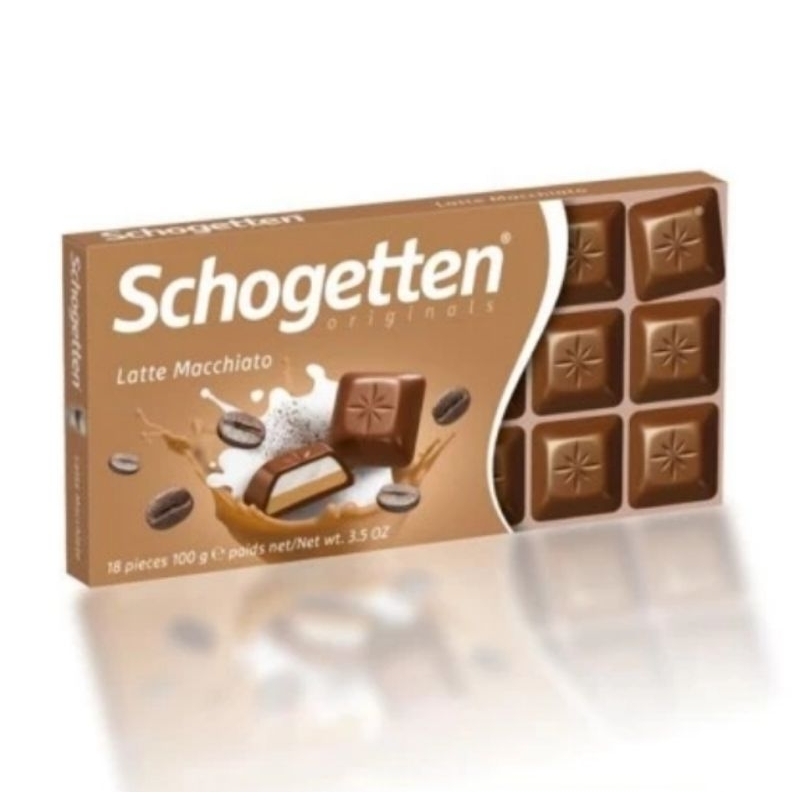 Jual Coklat Schogetten 100g Milk White Dark Chocolate Caramel Brownies ...