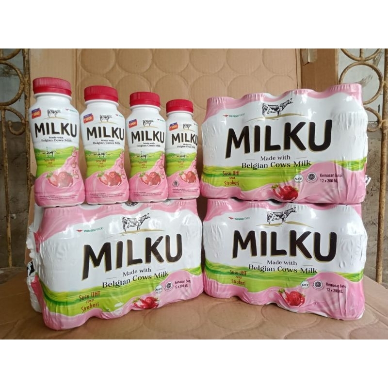 Jual susu milku rasa strawberry | Shopee Indonesia