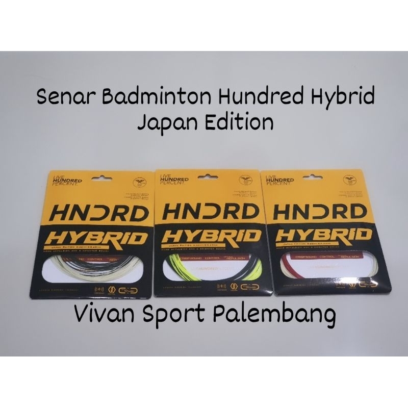 Jual Senar Badminton Hundred Hybrid Japan Edition / Senar Badminton ...