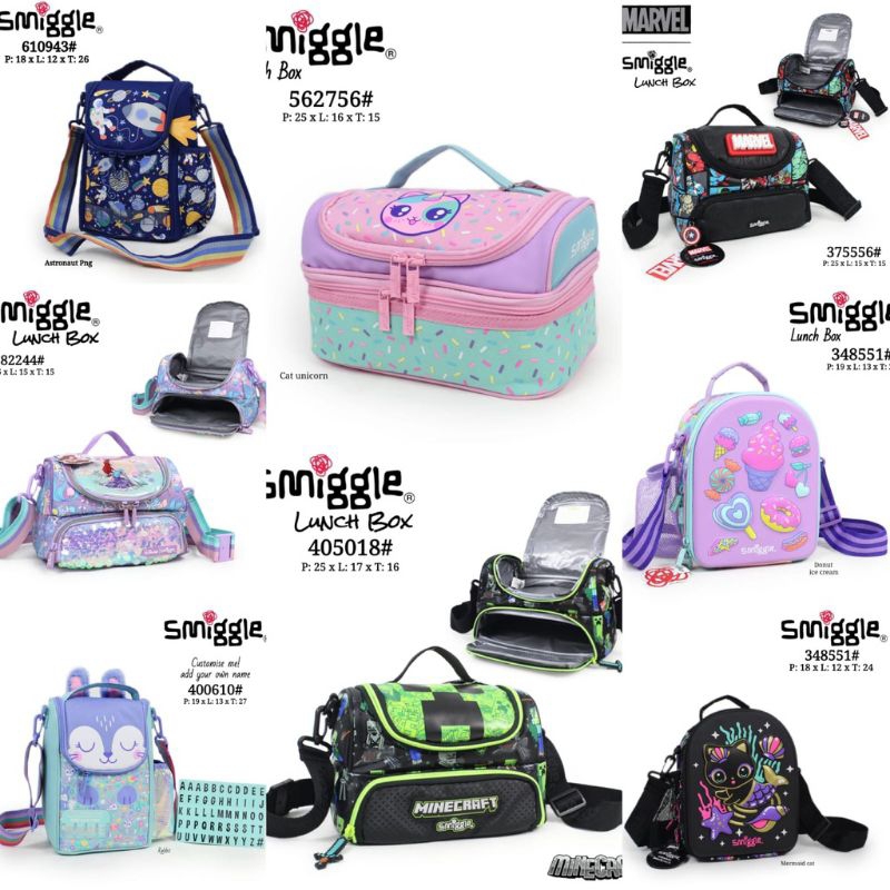 Jual LUNCHBAG SMIGGLE / TAS BEKAL SMIGGLE | Shopee Indonesia