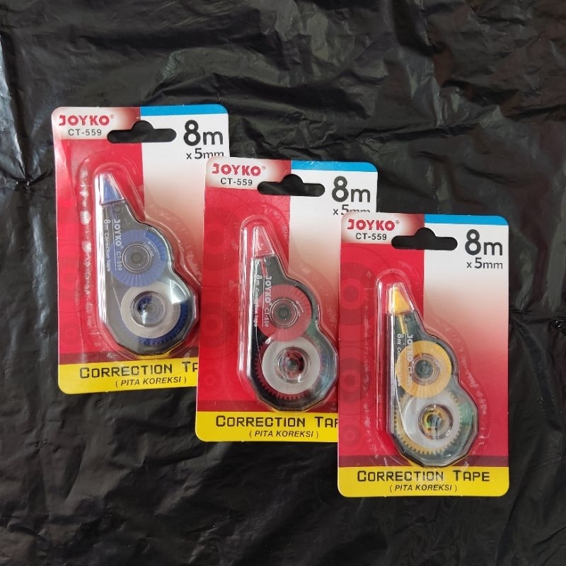 Jual (COD) Tip ex roll kertas Joyko CT-559 8 meter Original | Shopee ...