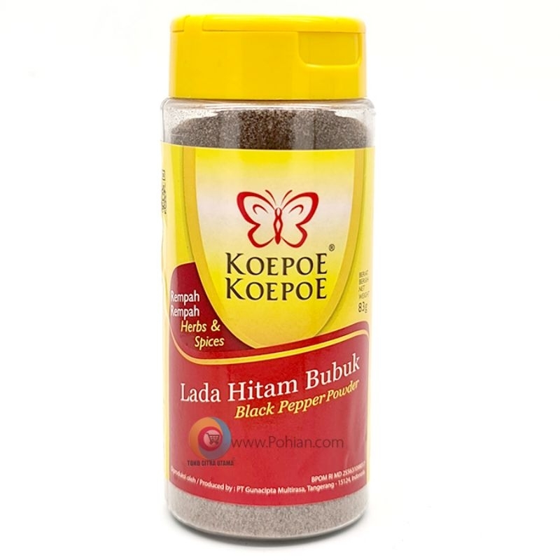 Jual Lada Hitam Bubuk Kupu Kupu (Black Pepper) | Shopee Indonesia