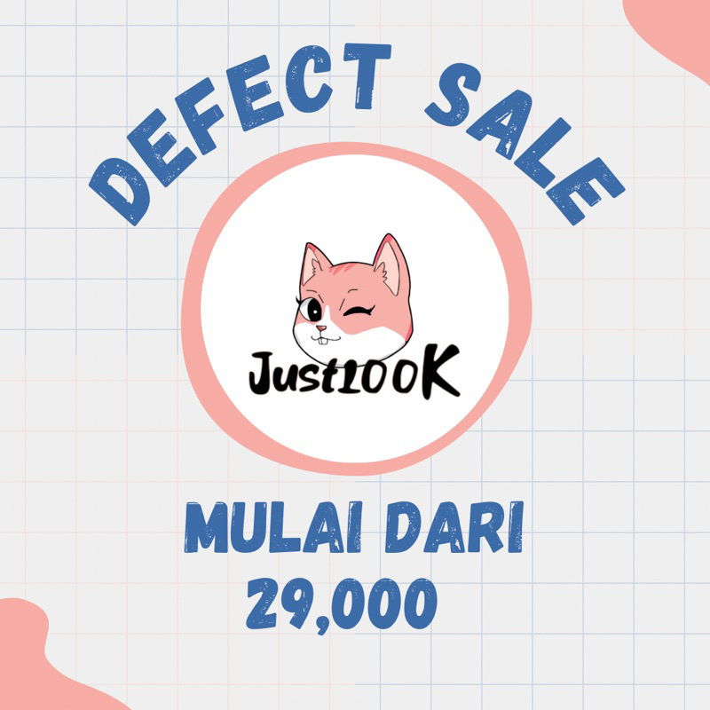 Jual DEFECT SALE! TANGGAL 13 APRIL JANGAN ASAL ORDER! | Shopee Indonesia