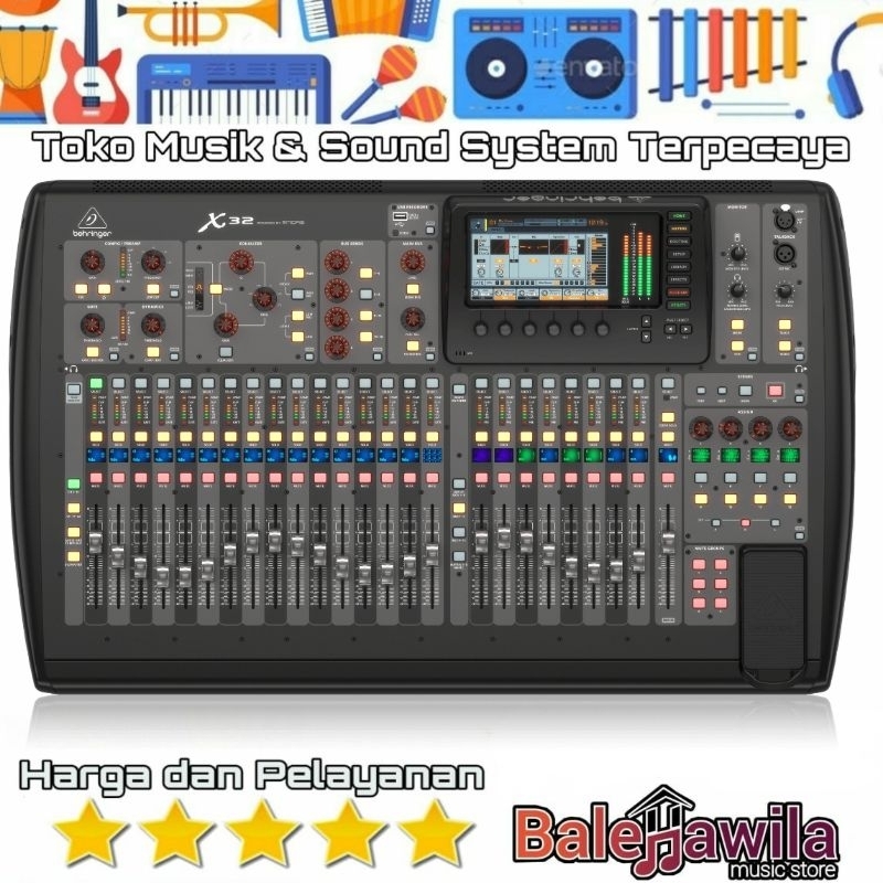 Jual Mixer Digital Behringer X32 Mixer Behringer X32 40 Channel ...