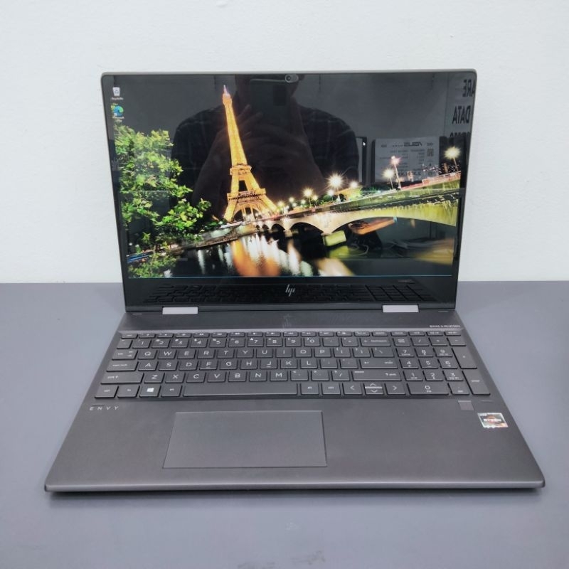 Jual Laptop Hp envy X360 convertible 15m-ds1100dx Amd Ryzen 5-3500U RAM 16GB SSD 512GB | Shopee ...