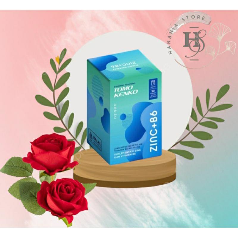 Jual TOMO KENKO ZINC 50mg+B6 Vitamin Daya Tahan Tubuh & Anti Inflamasi ...
