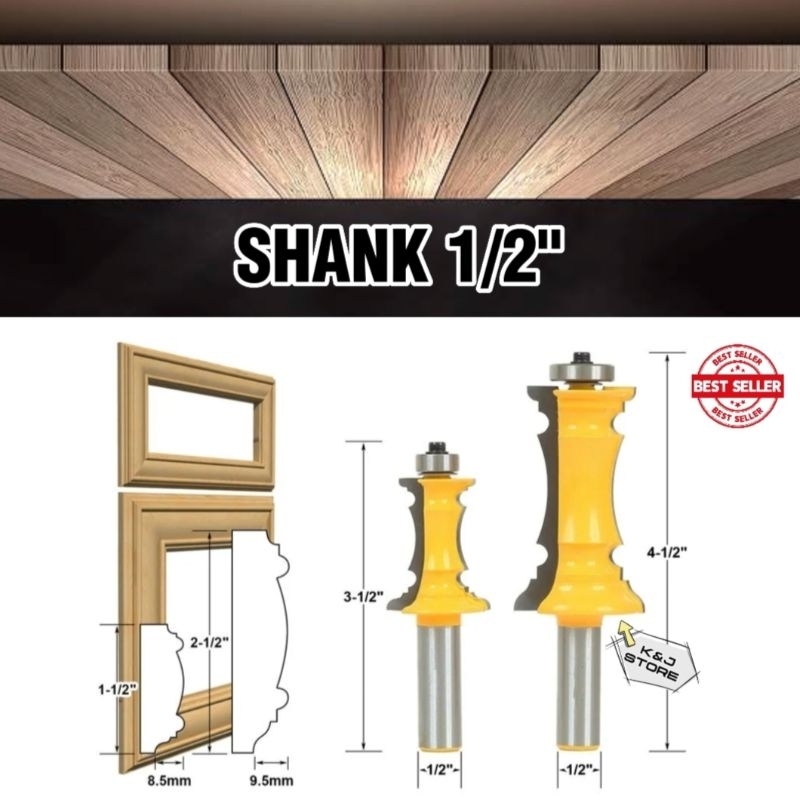 Jual Mata Pisau Profil Kayu Router Trimmer Molding Lis Kayu Pigura ...