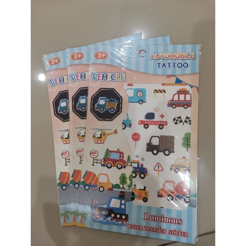 Jual Tatoo tattoo anak glow in the dark kids karakter avengers tato ...