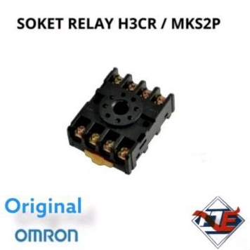 Jual ORIGINAL Socket Relay for H3CR / MKS2P 8Pin OMRON | Shopee Indonesia
