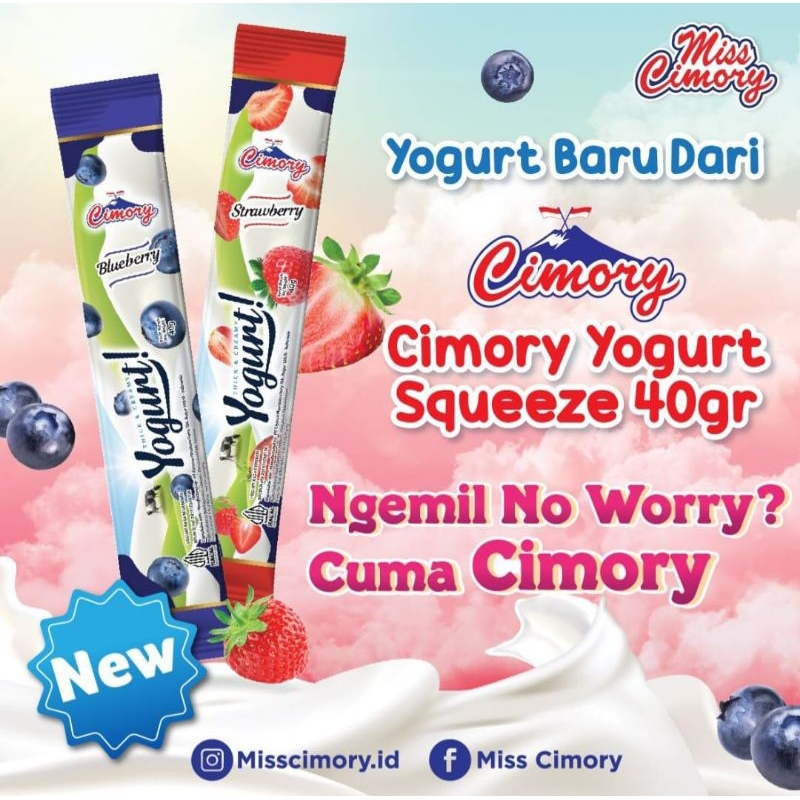 Jual Cimory Sticky yogurt 40 ml per bok isi 25 pc | Shopee Indonesia