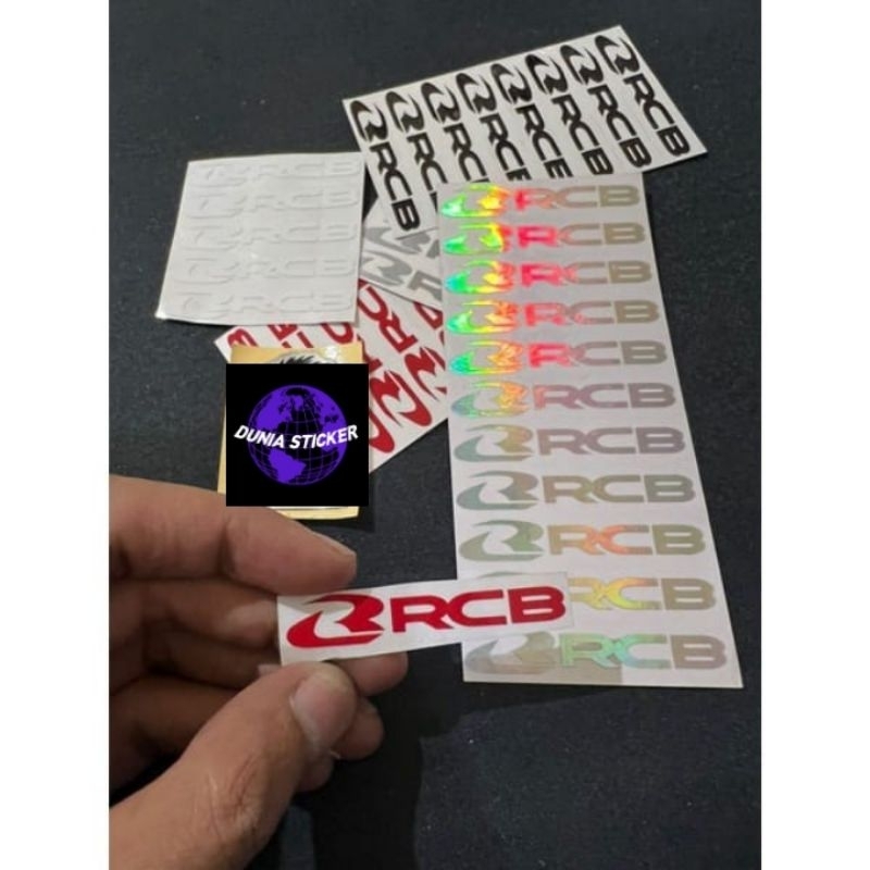 Jual Stiker Rcb Sticker Cutting Stiker Viral Motor Murah Anti Air ...