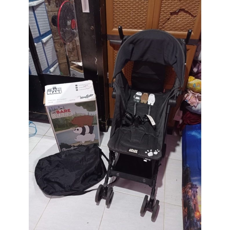 Jual Stroller minima / stroller Cocolatte X We Bare Bears WBB-CL CB ...