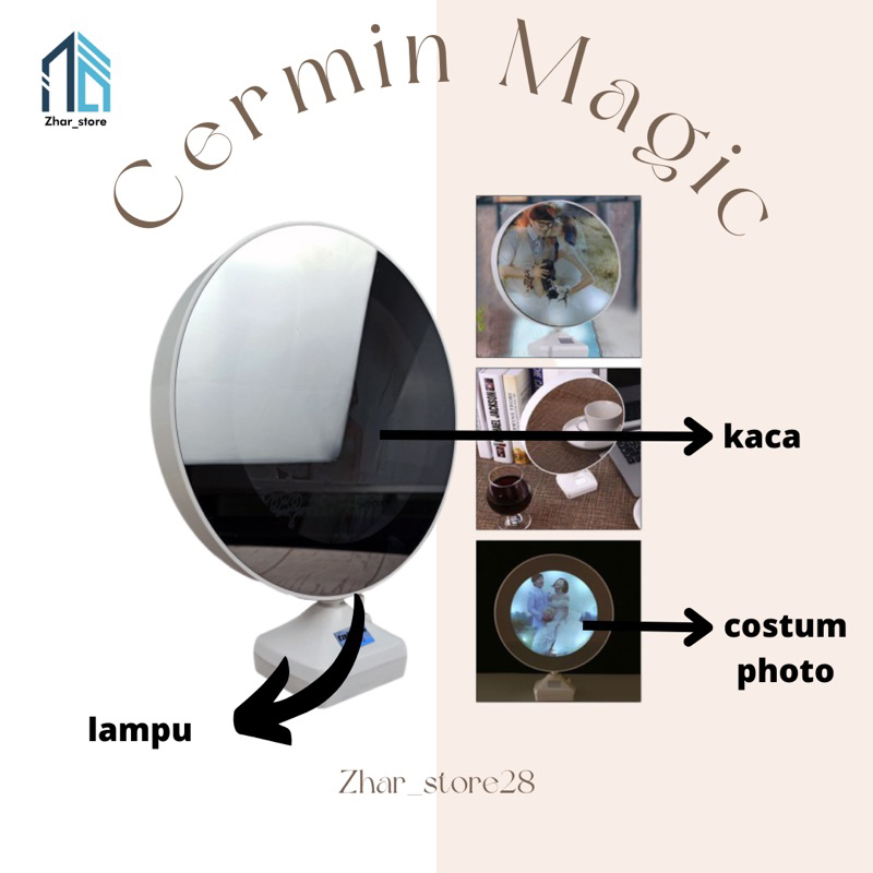 Jual Voraca Cermin Magic dengan Photo Frame - A1240 | Shopee Indonesia