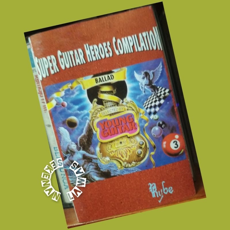 Jual Kaset Pita Super Guitar Heroes Compilation 3 /Cover Ada Coretan ...
