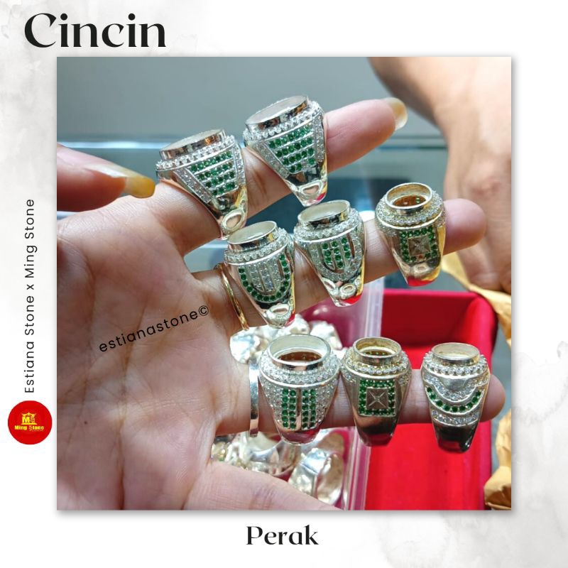 Jual MING • Ring Perak Sirkon [Bisa Custom] | Shopee Indonesia