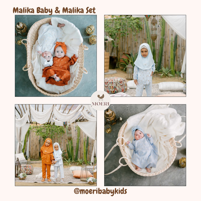 Jual MOERI - Malika Baby Set & Malika Set - Setelan dan hijab bayi & anak Raya Collection ...