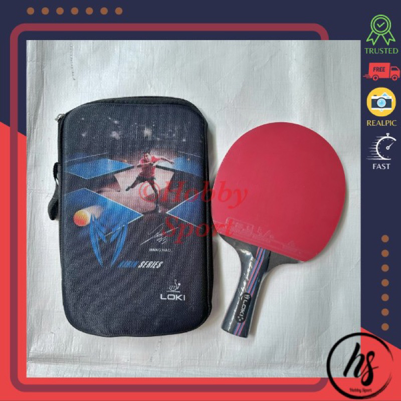 Jual Bat Pingpong Loki Kirin X3 3-Star Cover Bet Bad Ping Pong Tenis Meja | Shopee Indonesia