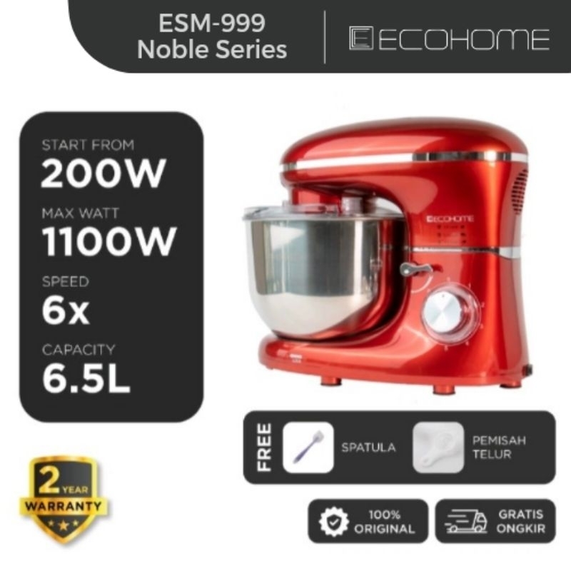 Jual STAND MIXER PROFESSIONAL ECOHOME ESM999 LOW WATT KAPASITAS BESAR 6 ...