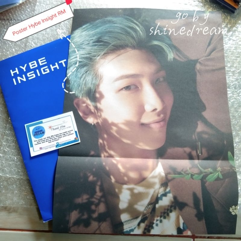 Jual [OFFICIAL] FOLDED POSTER BTS RM NAMJOON HYBE INSIGHT (READY STOCK ...