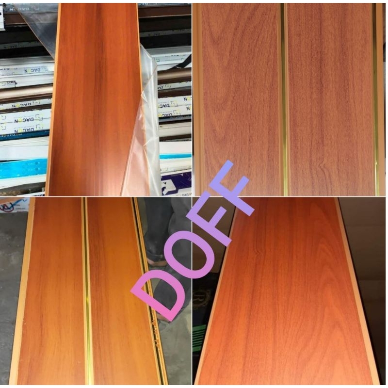 Jual Plafon Pvc Wood Doff | Plafon Pvc kayu doff | Plafon Pvc Serat ...