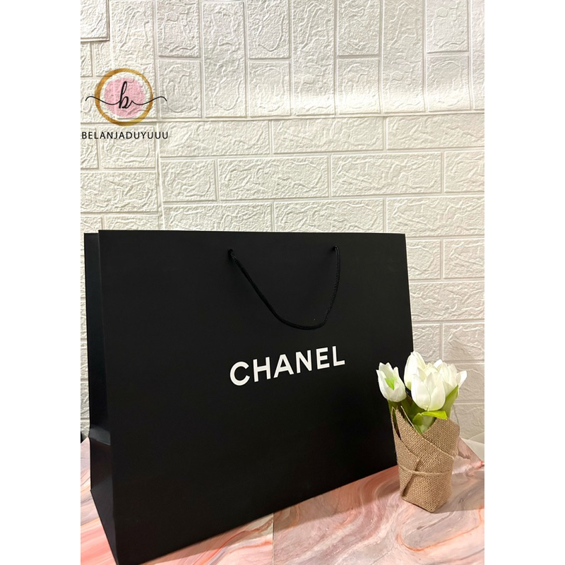 Jual Paper Bag Chanel Original Paper Bag Pembungkus Kado ( Ready Stock ...