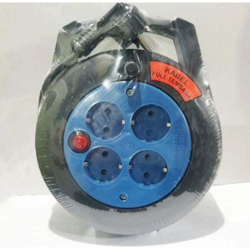 Jual Kabel Box Kabel Roll 6Mrtr/10Mtr 4Lubang+Switch Dexta | Shopee ...