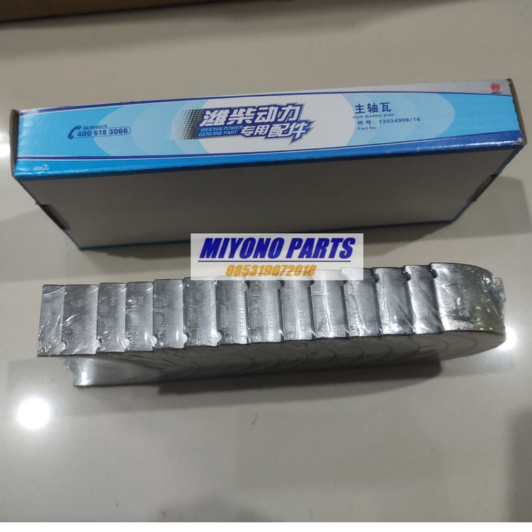 Jual Main Bearing Metal Duduk Engine Weichai WP6 TD226 12160569 ...