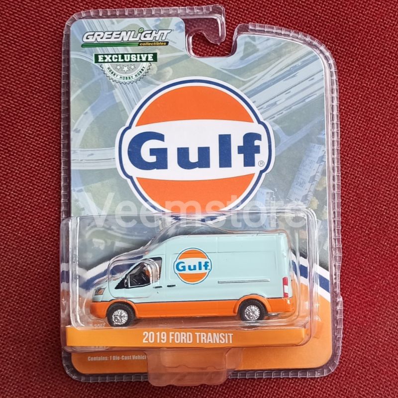 Jual Die Cast 1:64 Ford Transit Van Gulf Edition [GreenLight] | Shopee ...