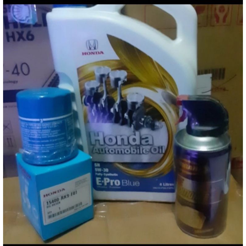 Jual paket oli mesin Honda jazz mobilio crv brio HRv Brv Fredd 3 macam | Shopee Indonesia