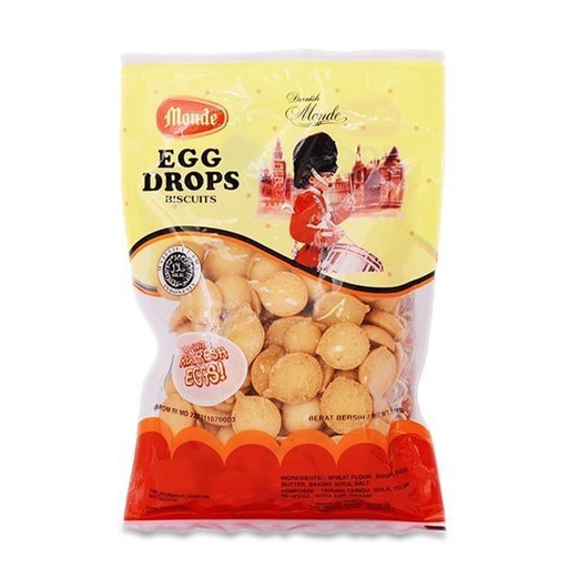 Jual Monde Egg Drop 110 gr - Biskuit Monde Enak Egg Drop - Biskuit ...
