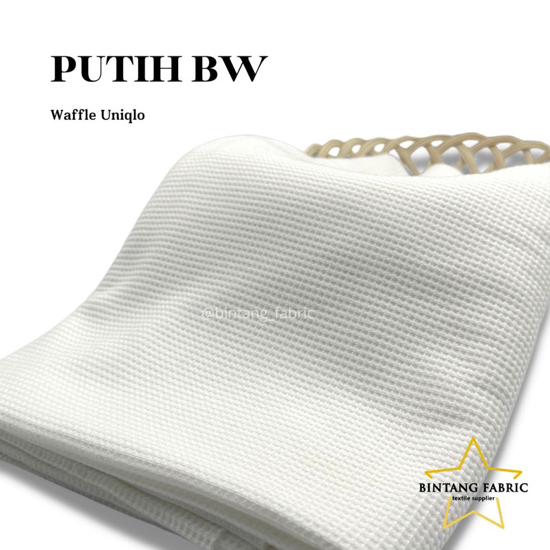 Jual Bahan Kain Knit Waffle Uniqlo Premium Spandex per 0,5 kg | Shopee ...
