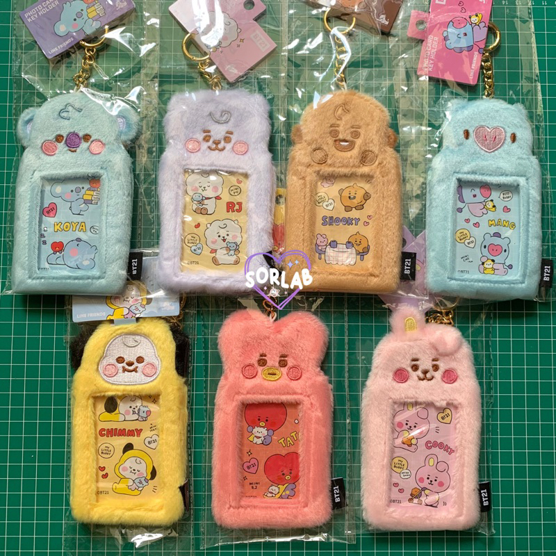 Jual [OFFICIAL] BTS BT21 JAPAN KOYA RJ SHOOKY MANG CHIMMY TATA COOKY FUR PHOTOCARD HOLDER ...