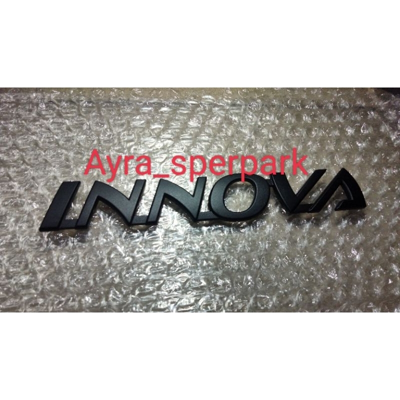 Jual Emblem merek innova hitam doff original | Shopee Indonesia