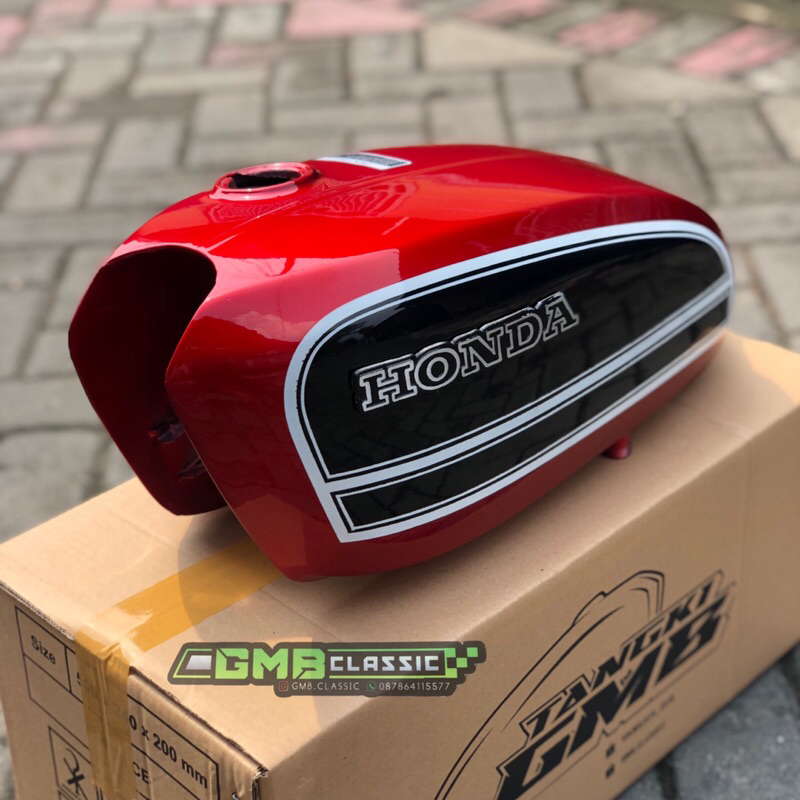 Jual TANGKI CB 125 CB 100 PRESS WARNA MERAH BAHAN TEBAL GALVANIS ...