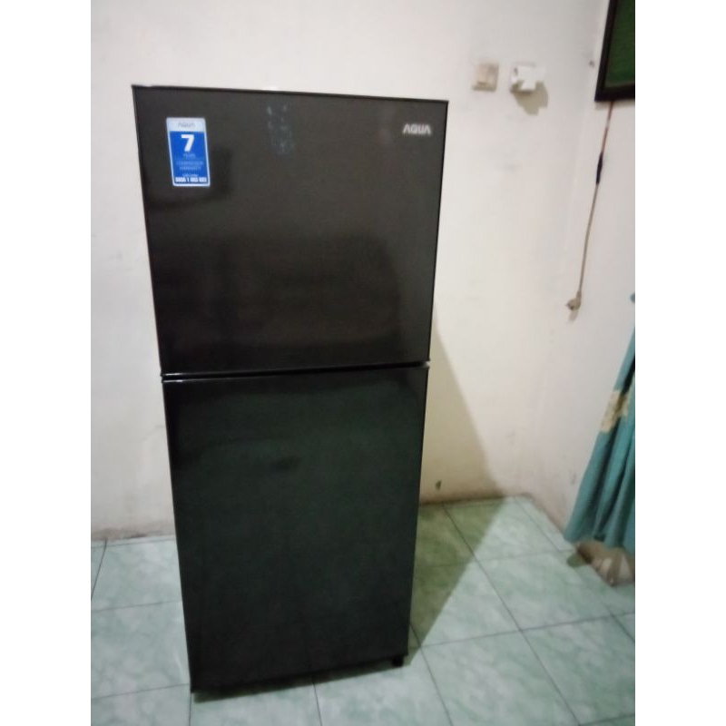 Jual SECOND KULKAS 2 PINTU AQUA AQR-D 251 DS GARANSI RESMI | Shopee ...