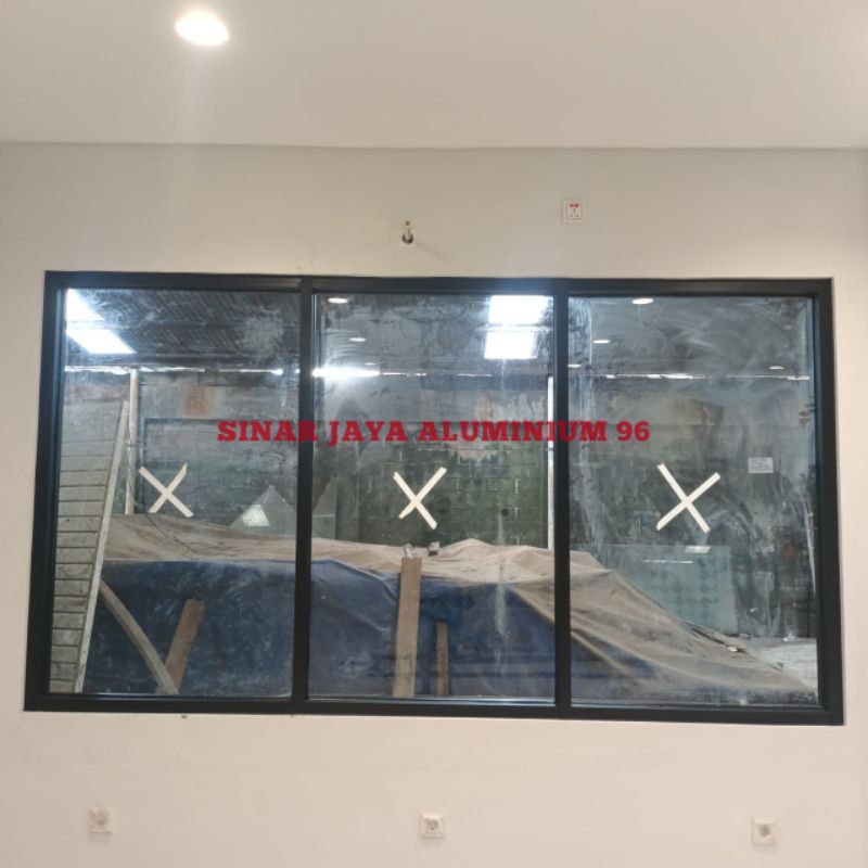 Jual Jendela Kusen Partisi Minimalist Full Kaca Mati | Shopee Indonesia