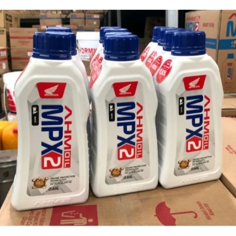Jual OLI MPX2 0,65L AHM OIL 10W-30 API SL JASO MB AHM OIL MPX 2 650ML UNTUK GENIO BEAT LED ...